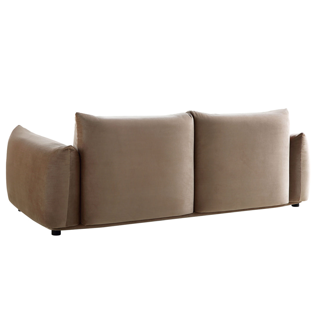 Gianni Three Seater Sofa, Mink Velvet | daals