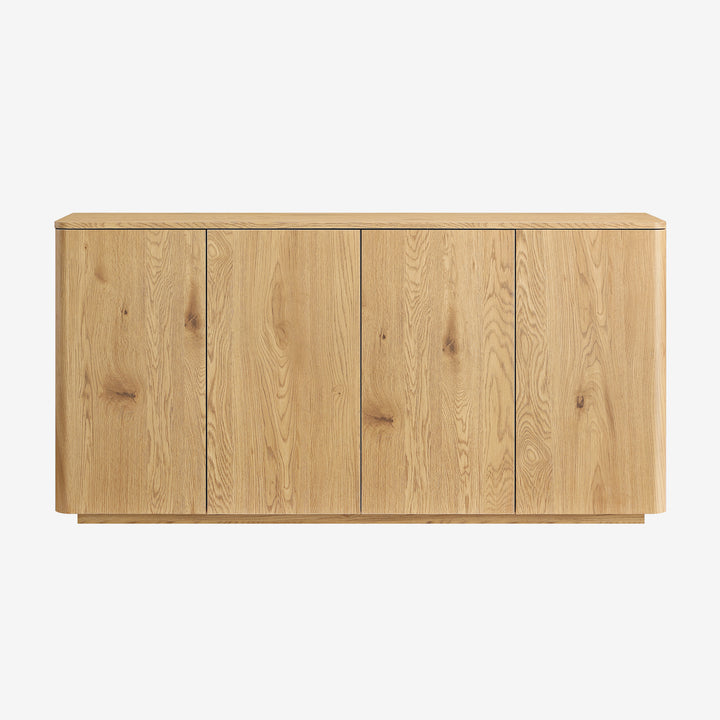 Agnes Curved Edge 150cm Wide Sideboard, Natural | daals