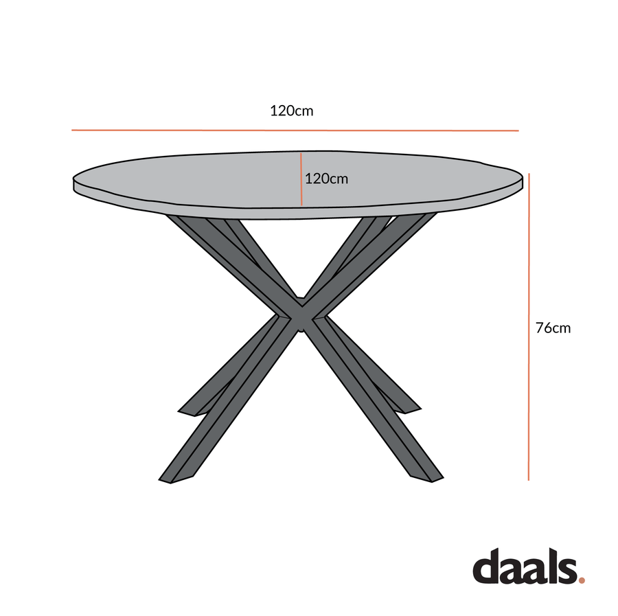 BERN Natural Curved Edge Solid Oak Dining Table | daals