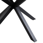 BERN Natural Curved Edge Solid Oak Dining Table | daals