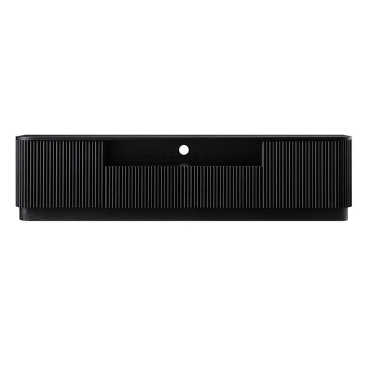 Maru 200cm Wide TV Unit with Drawers, Black | daals