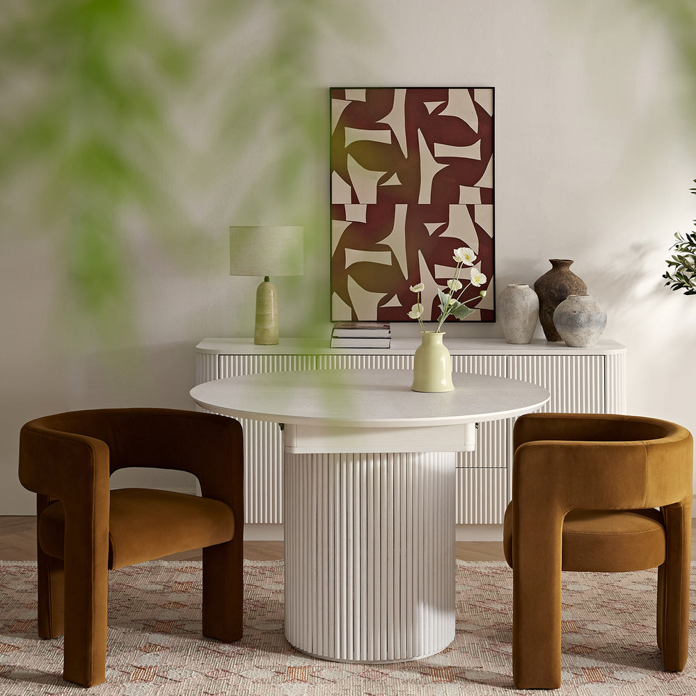 Greenwich Cinnamon Velvet Dining Chair | daals