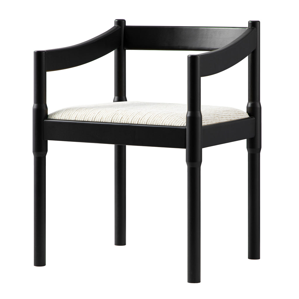 Minley 2-in-1 Carver Chair, Black Matte | daals