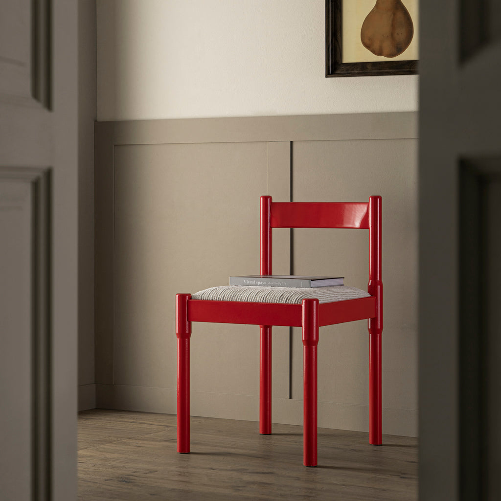 Minley 2-in-1 Dining Chair, Red High Gloss | daals