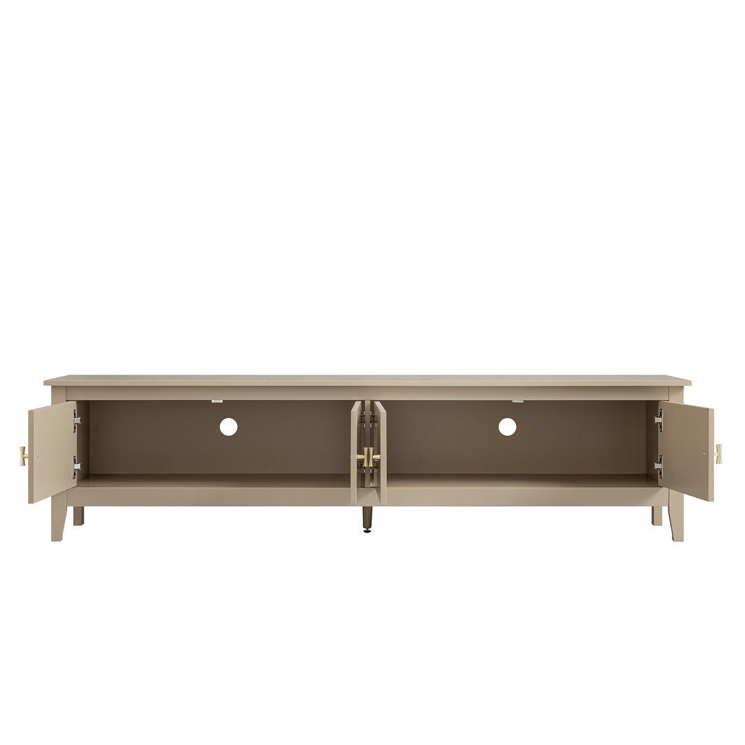 Oakham 180cm Wide TV Unit, Deep Greige | daals