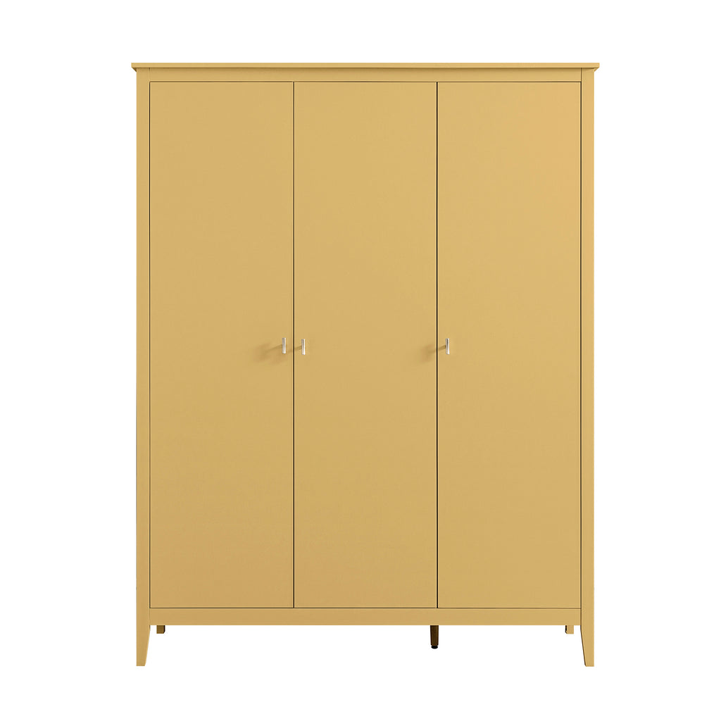 Oakham Triple Wardrobe, Rattan Yellow | daals