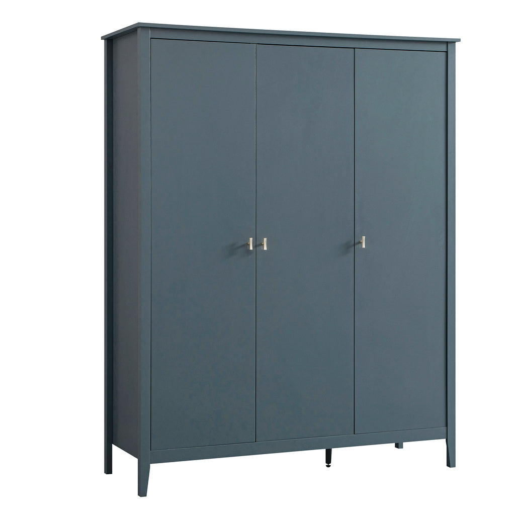 Oakham Triple Wardrobe, Stormy Blue | daals