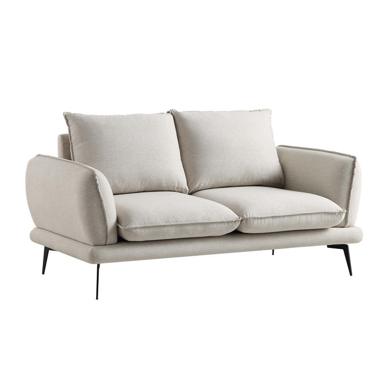 Obriel Oatmeal Fabric Sofa, 2-Seater | daals
