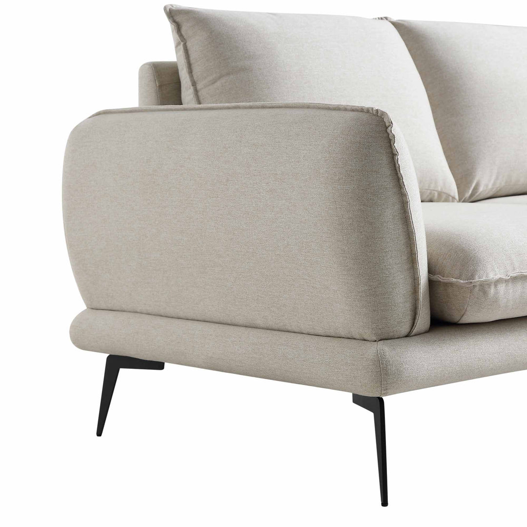 Obriel Oatmeal Fabric Sofa, 2-Seater | daals