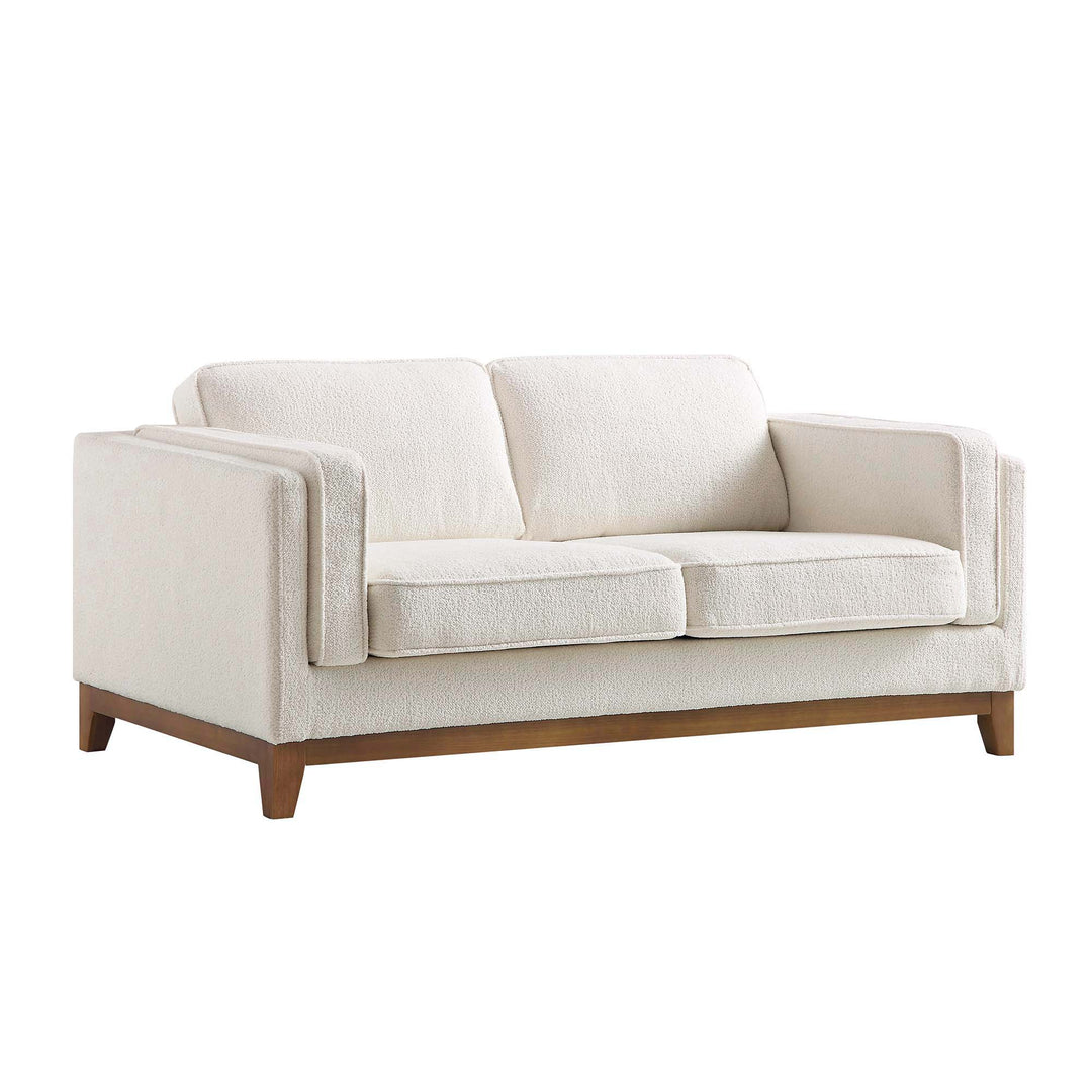 Dipley Beige Boucle Fabric Sofa, 2-Seater | daals