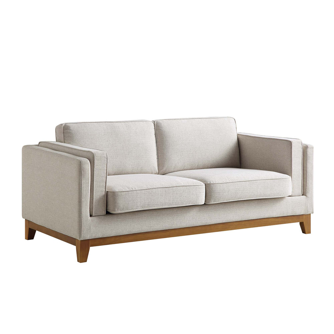 Dipley Oatmeal Fabric Sofa, 2-Seater | daals