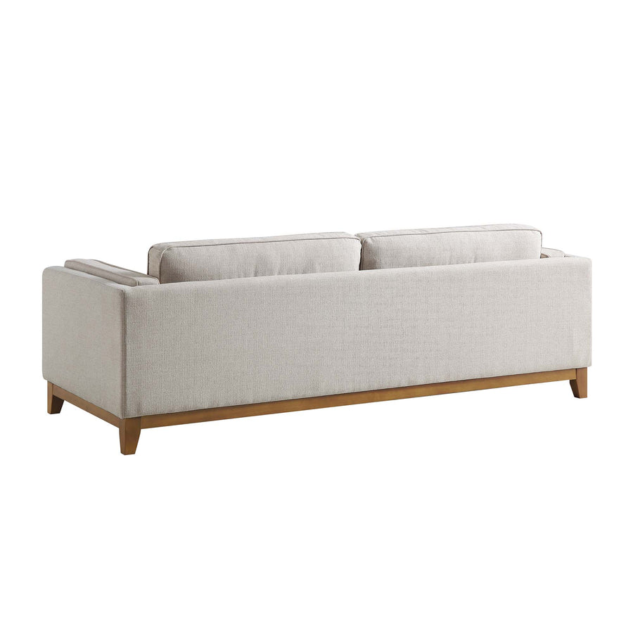 Dipley Oatmeal Fabric Sofa, 3-Seater | daals