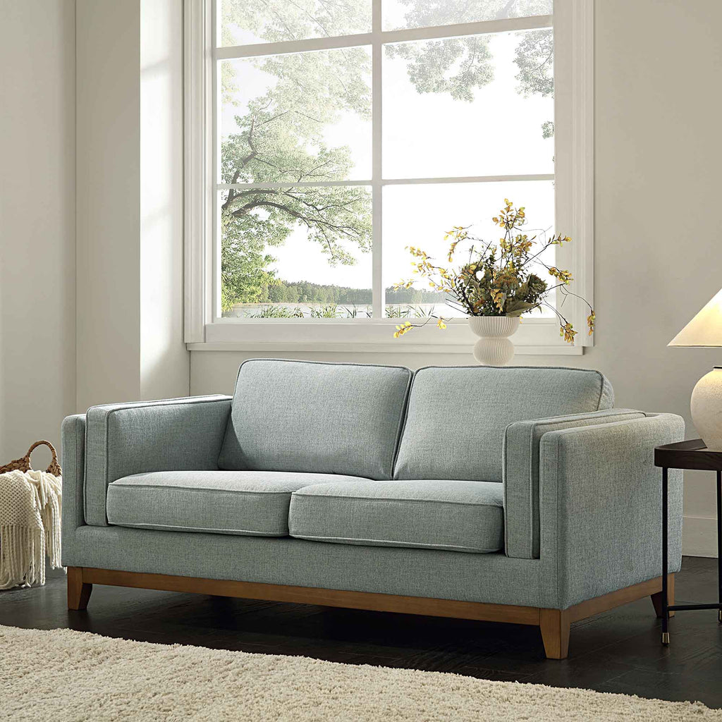 Dipley Sage Fabric Sofa, 2-Seater | daals