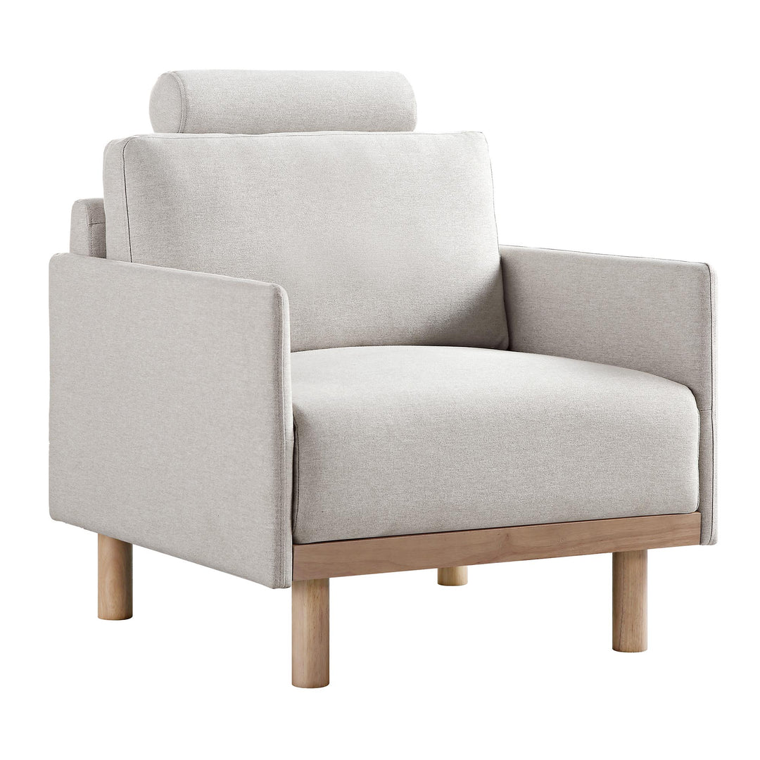 Timber Oatmeal Fabric Armchair | daals