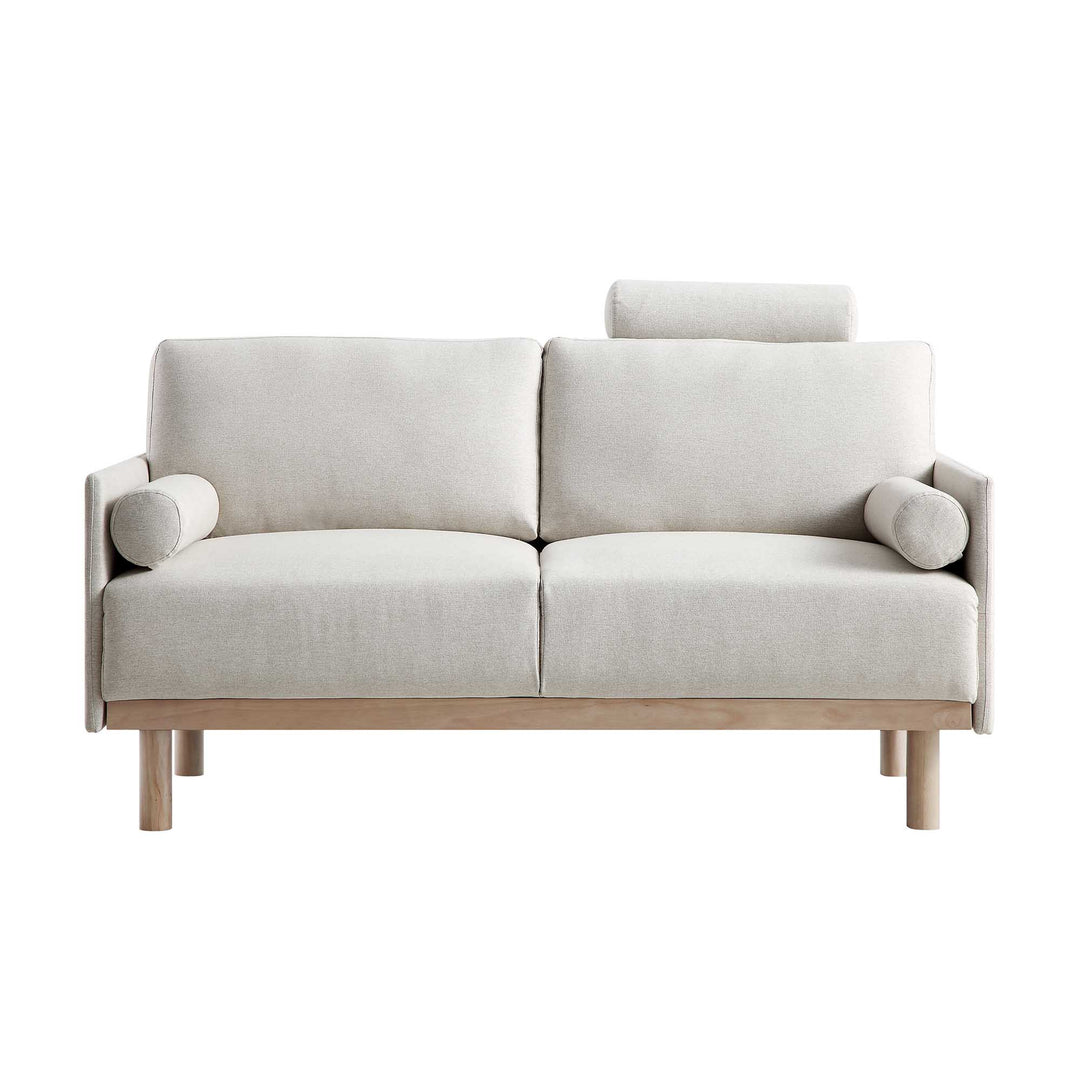 Timber Oatmeal Fabric Sofa, 2-Seater | daals