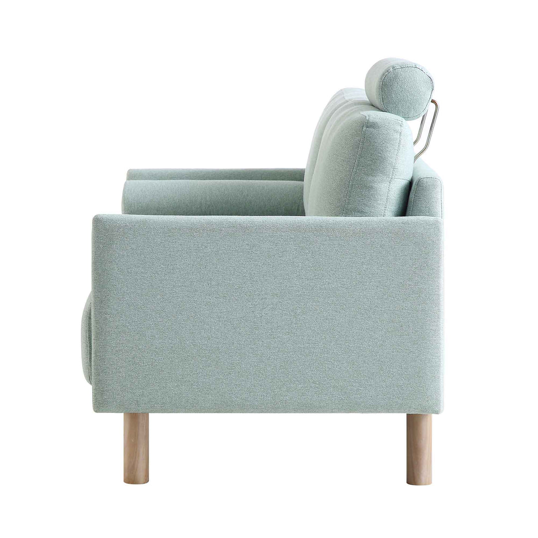 Timber Sage Green Fabric Sofa, 2-Seater | daals