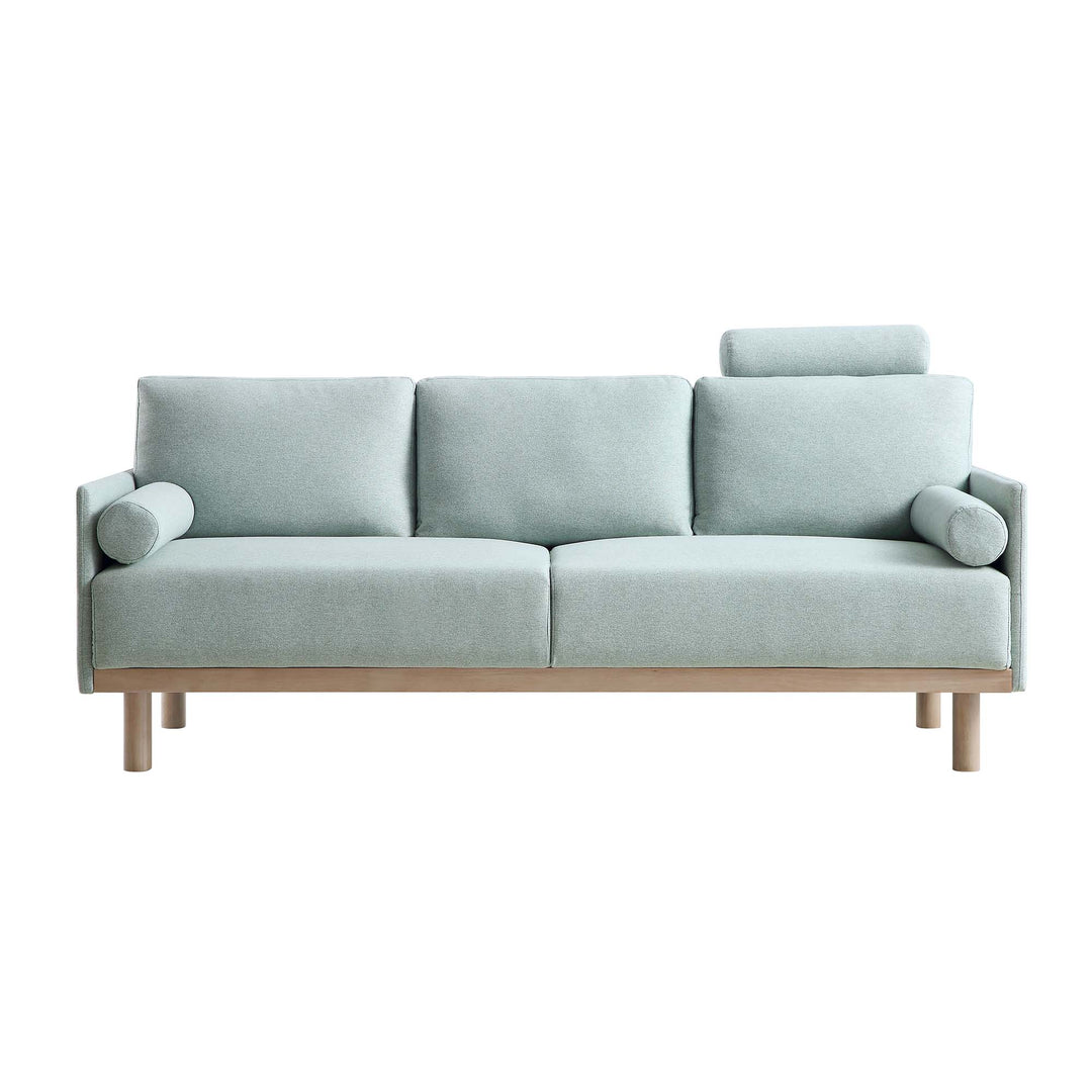 Timber Sage Green Fabric Sofa, 3-Seater | daals