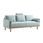 Timber Sage Green Fabric Sofa, 3-Seater | daals
