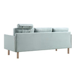 Timber Sage Green Fabric Sofa, 3-Seater | daals