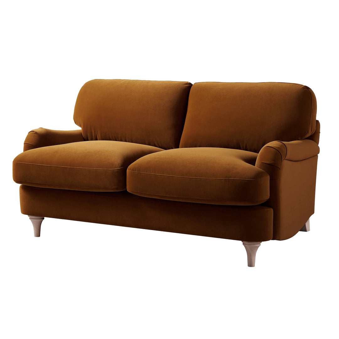 Daphnis Cinnamon Velvet Sofa, 2-Seater | daals