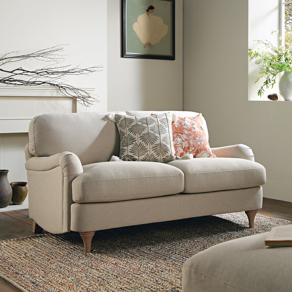 Daphnis Oatmeal Fabric Sofa, 2-Seater | daals