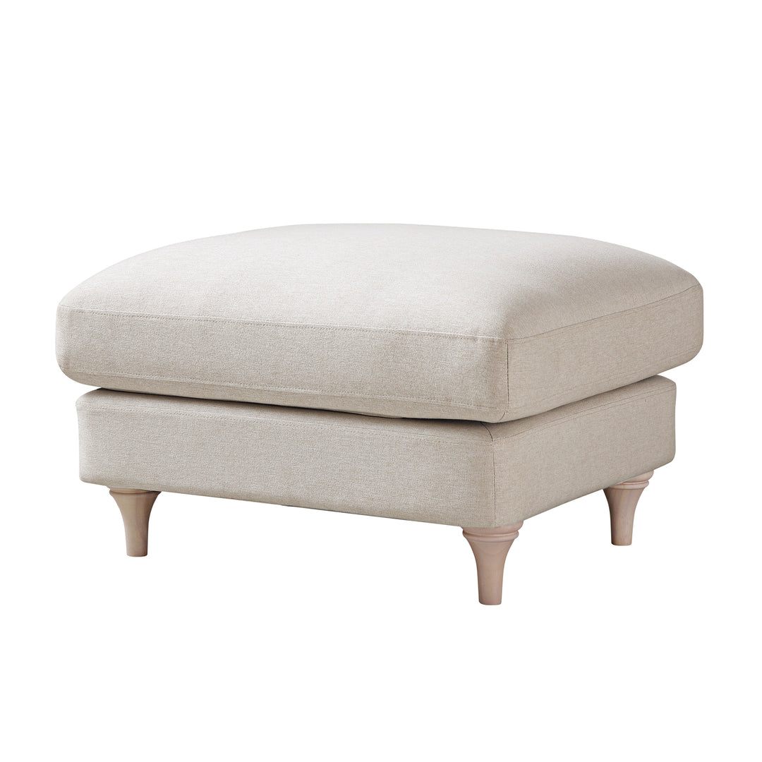 Daphnis Oatmeal Fabric Sofa, Footstool | daals