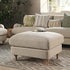 Daphnis Oatmeal Fabric Sofa, Footstool | daals