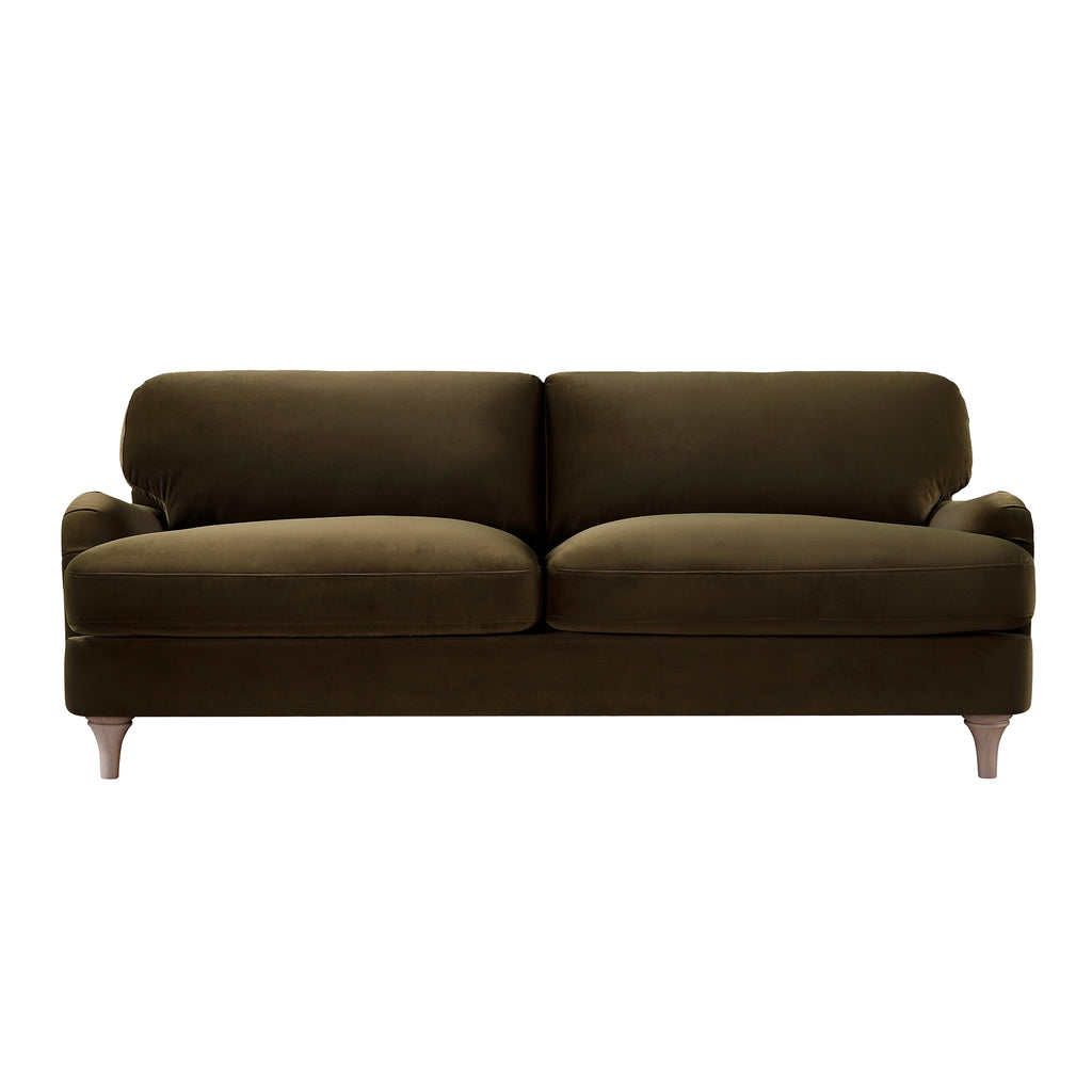 Daphnis Seaweed Velvet Sofa, 3-Seater | daals
