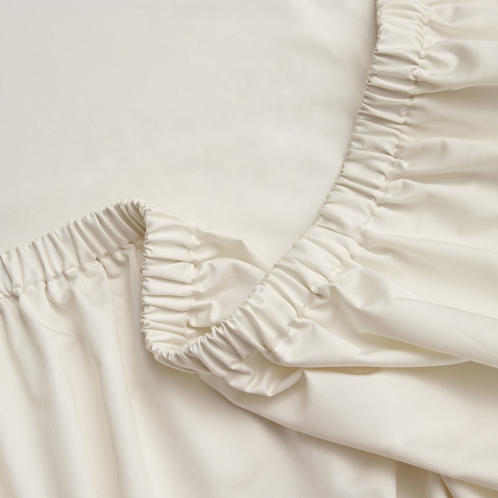 Hotel Collection 600 Thread Count Cotton Sateen Deep Fitted Sheet - Iv ...