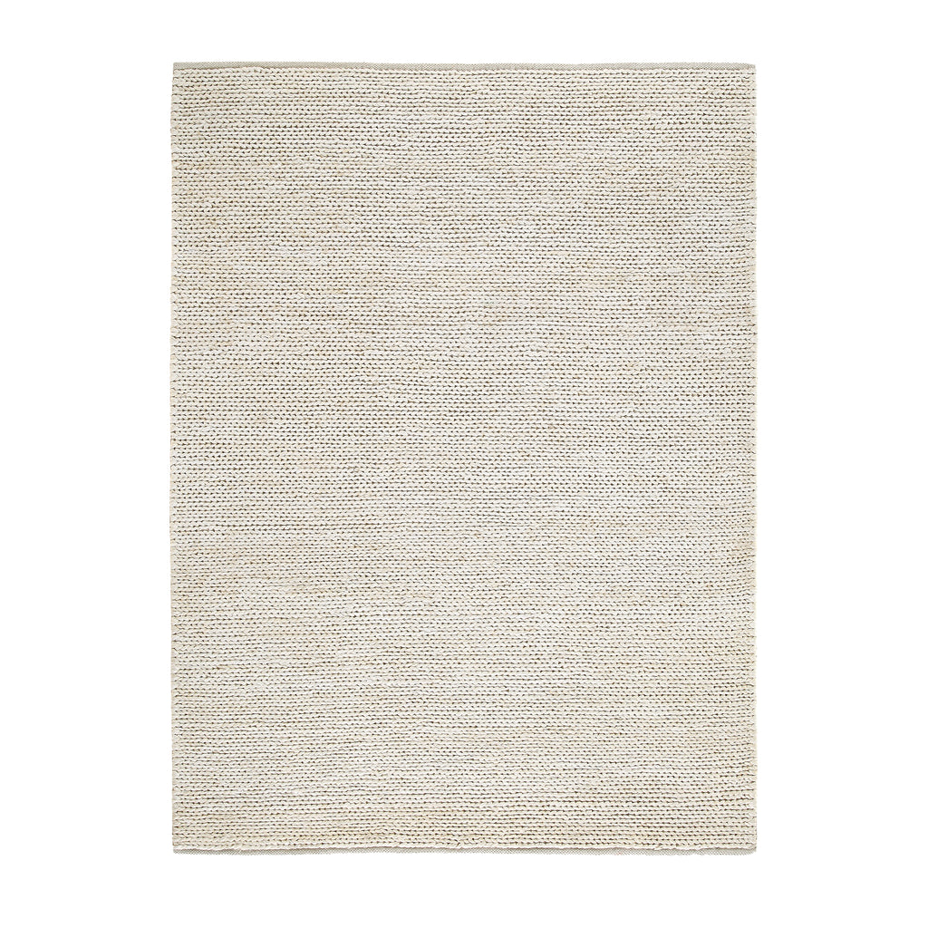 Aurora Hand Braided Cream Jute Rug | daals