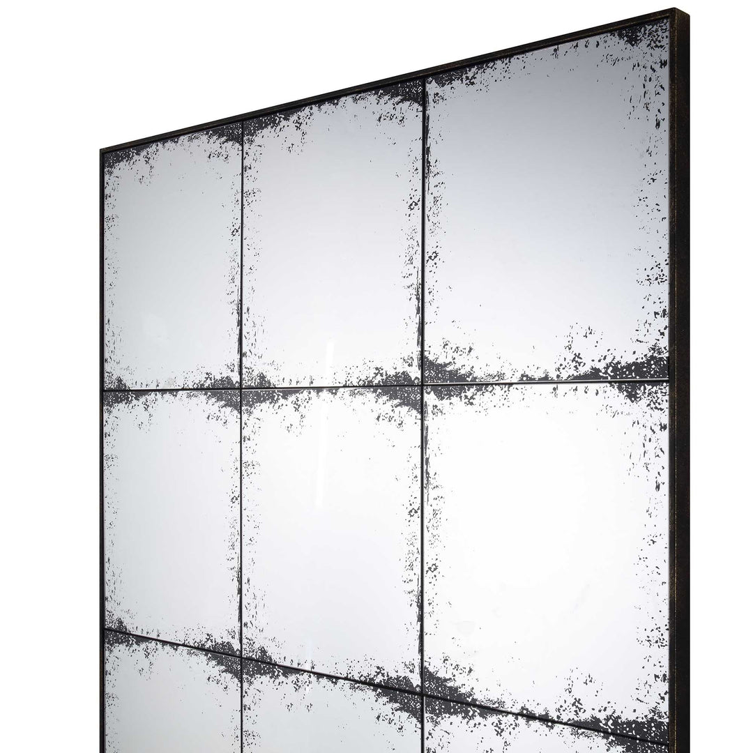 Bibury Antiqued Full Length Mirror Rectangular 180 x 100 cm | daals