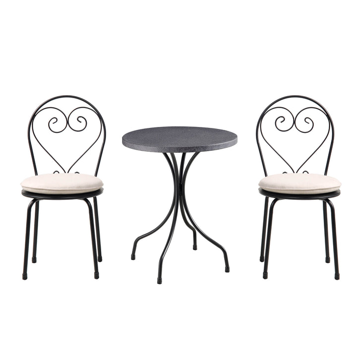 Haymes Metal Indoor and Outdoor Bistro Set | daals