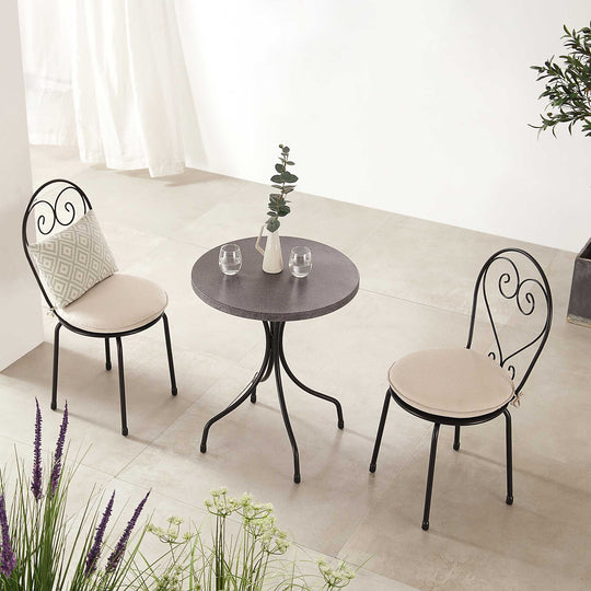 Haymes Metal Indoor and Outdoor Bistro Set | daals