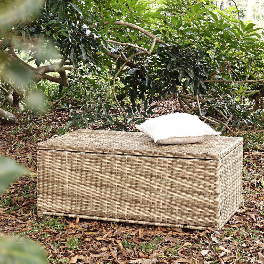 Granchester 120cm Rattan Storage Box, Natural | daals