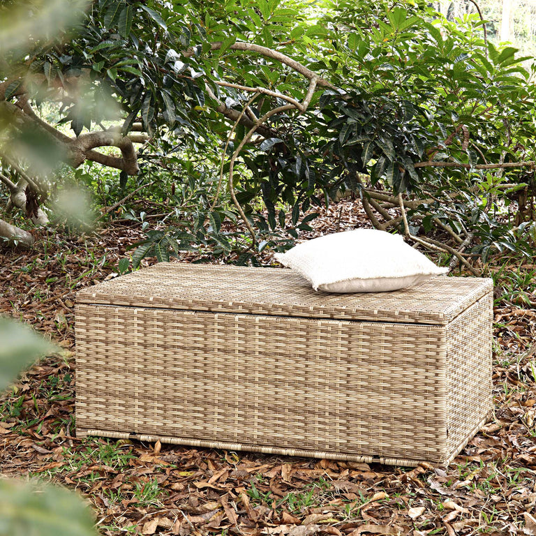 Granchester 120cm Rattan Storage Box, Natural | daals