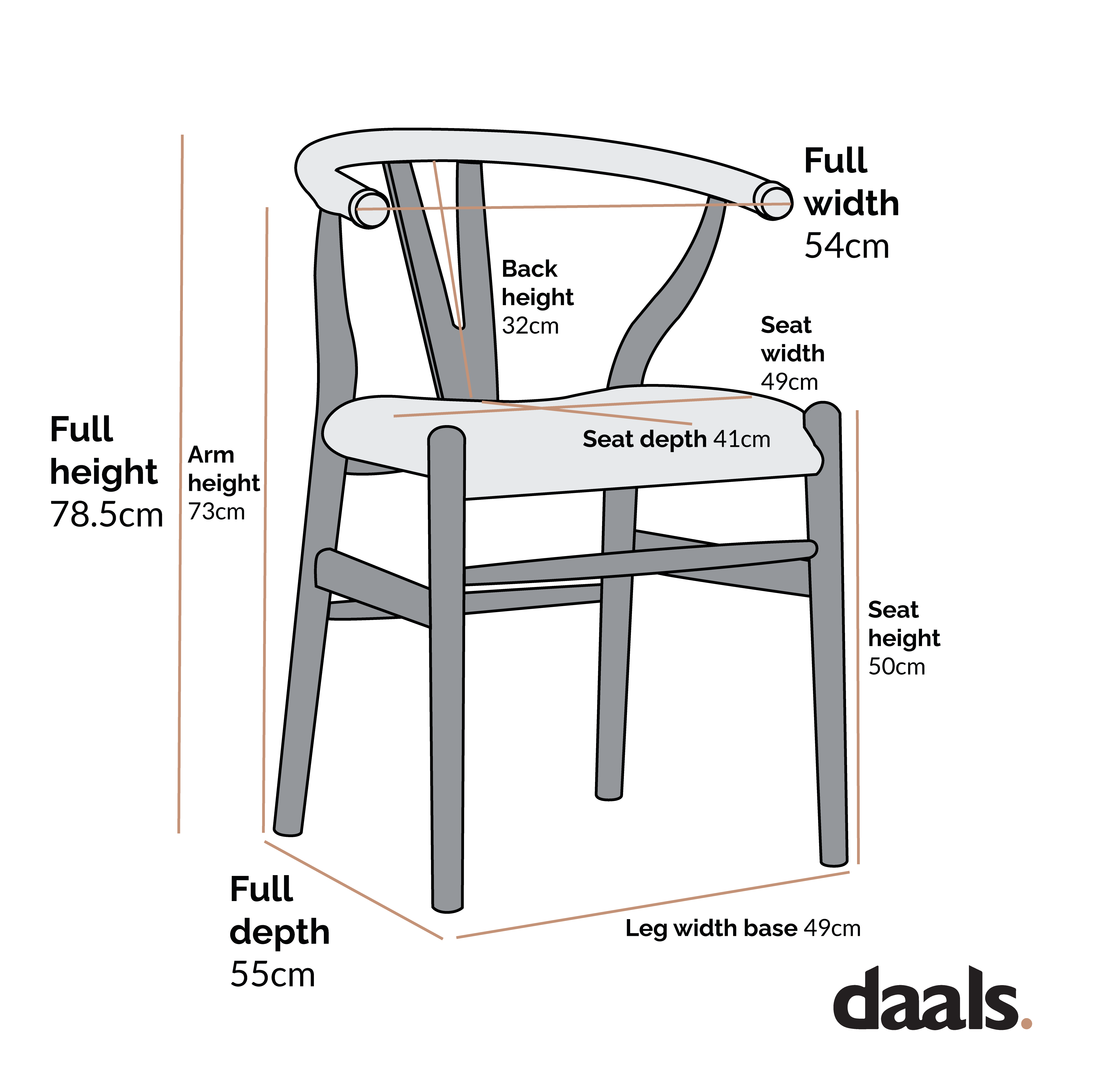 Hansel Upholstered Padded Dining Chair, Blue Velvet and Black Frame | daals
