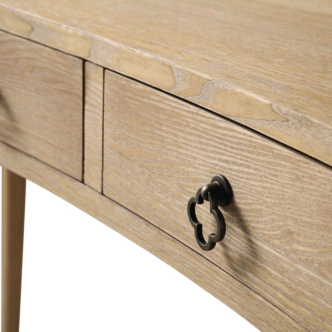 Thalia Concave Dressing Table, Natural | daals