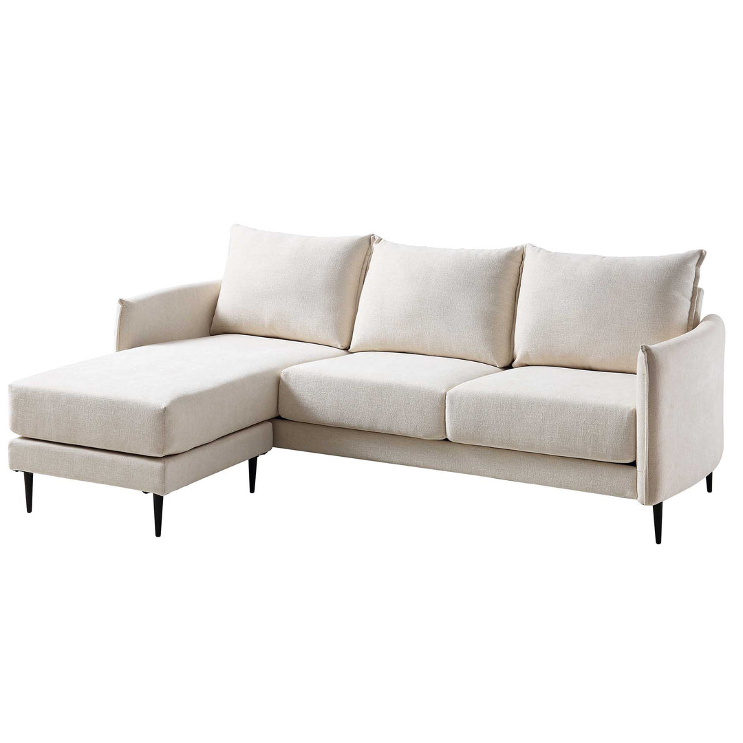Bari Light Beige Fabric Sofa | daals