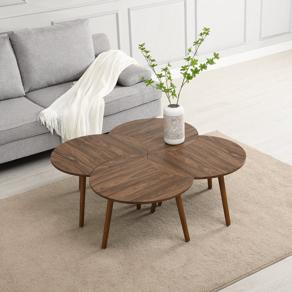 Monza 4-in-1 Walnut Effect Coffee Table | daals
