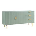 Richmond Ridged Large Sideboard, Matte Sage Green | daals