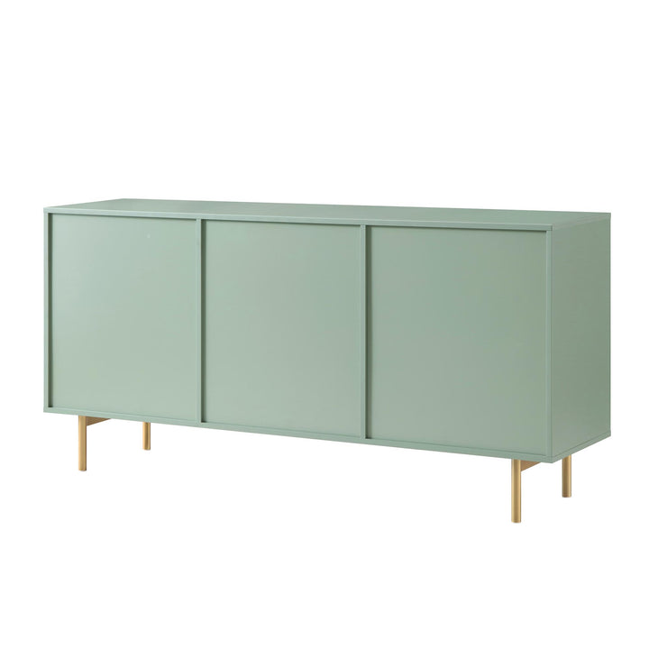Richmond Ridged Large Sideboard, Matte Sage Green | daals