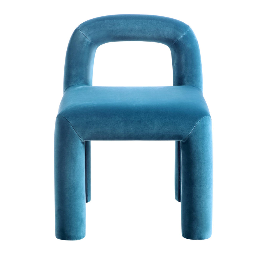 Libby Air Force Blue Velvet Dining Chair | daals