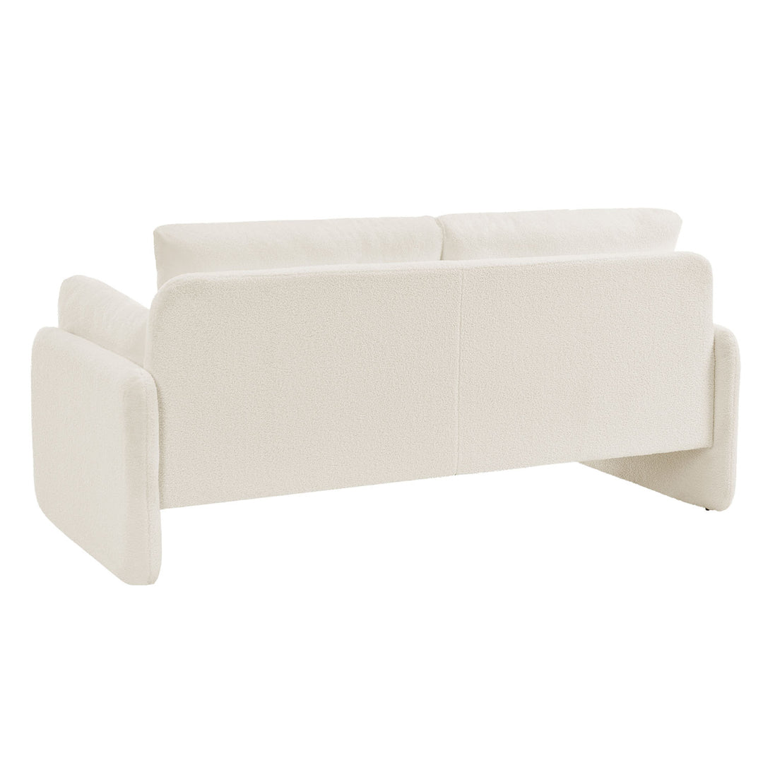 Clapham 2-Seater Ecru Boucle Sofa | daals
