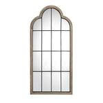 Southam Arched Full Length Wooden Frame Window Mirror 160 x 76 cm | daals