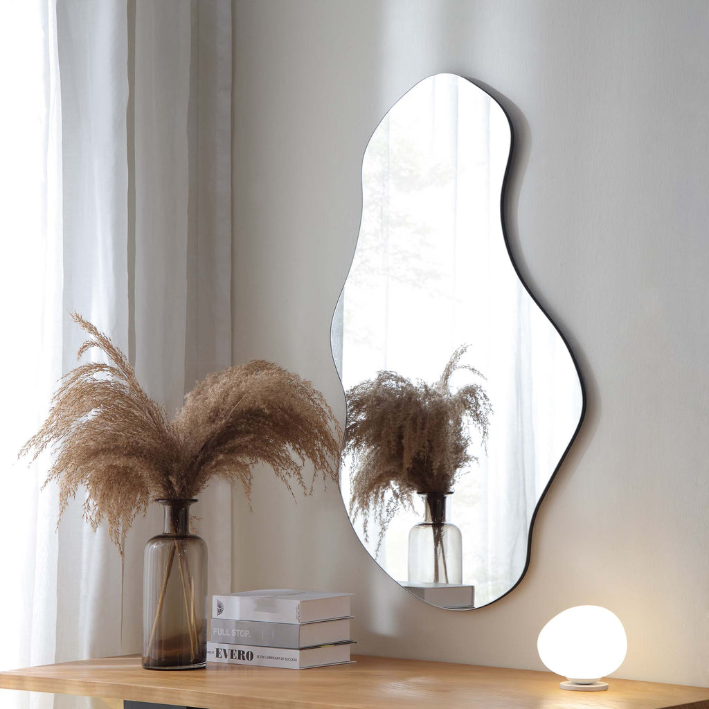 Bala Irregular Shaped Frameless Pond Mirror 100 x 60 cm | daals