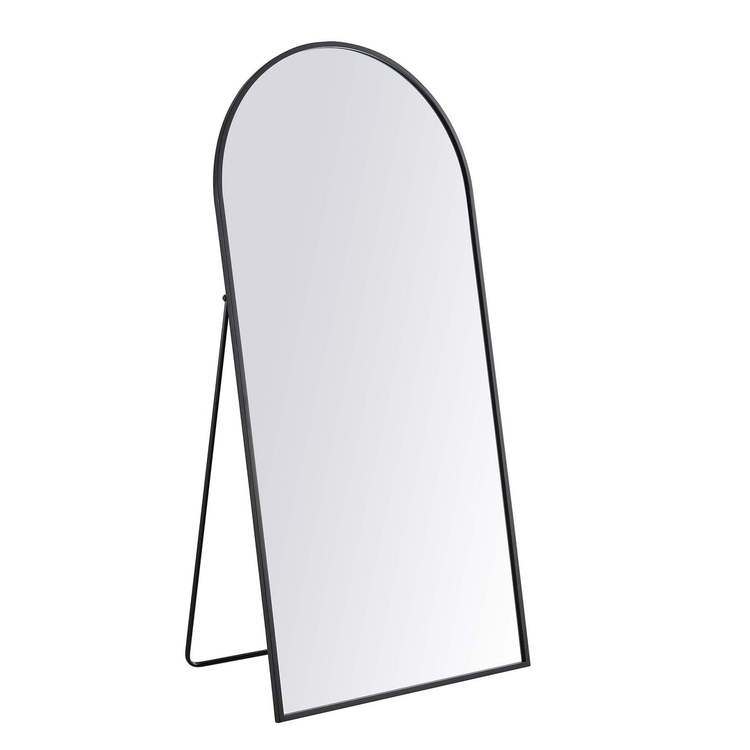 Dina Freestanding Arched Full Length Metal Frame Mirror 160 x 76 cm, B ...