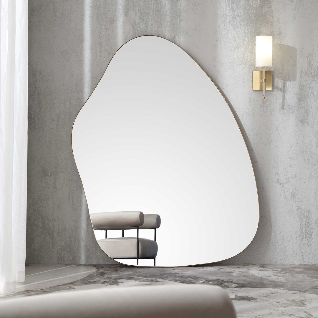 Pavia Irregular Shaped Extra Large Full Length Mirror 160 x 115 cm, An ...