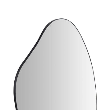 Pavia Irregular Shaped Extra Large Full Length Mirror 160 x 115 cm, Bl ...