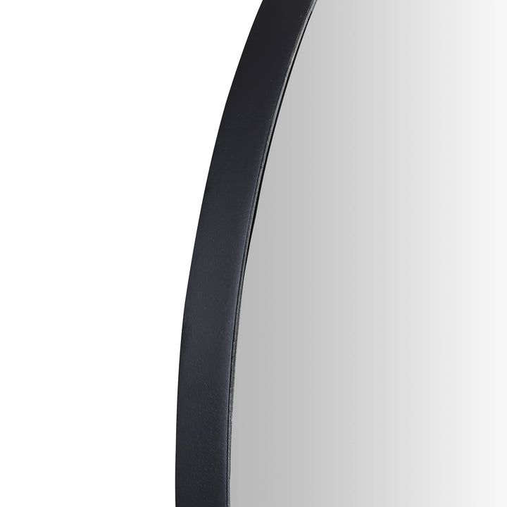 Pavia Irregular Shaped Extra Large Full Length Mirror 160 x 115 cm, Bl ...