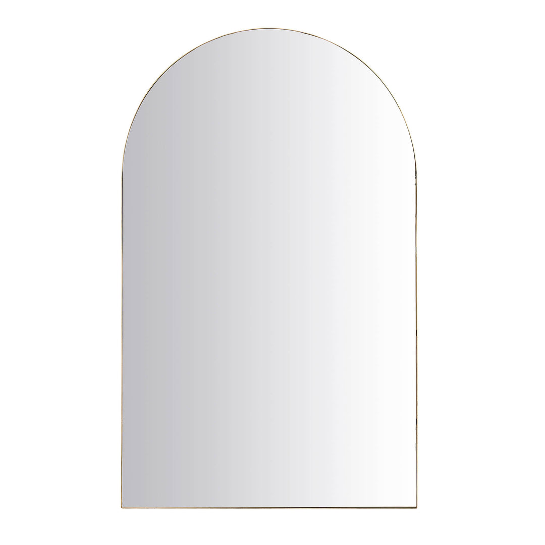 Eden Arched Full Length Metal Frame Mirror 180 x 110 cm, Antique Gold ...